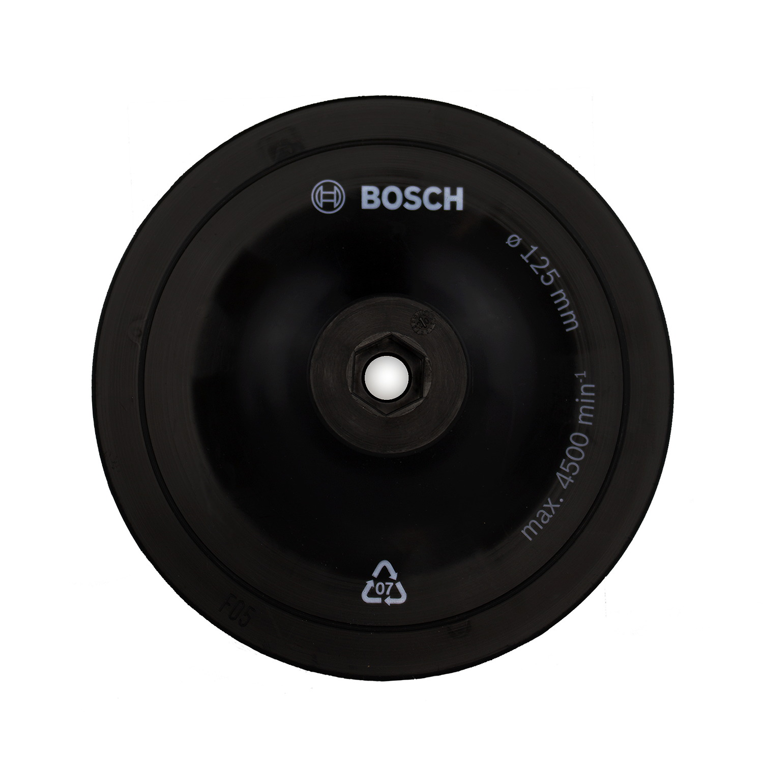 1609200240 Plato con tuerca para lijar con taladro Bosch de 125mm ...