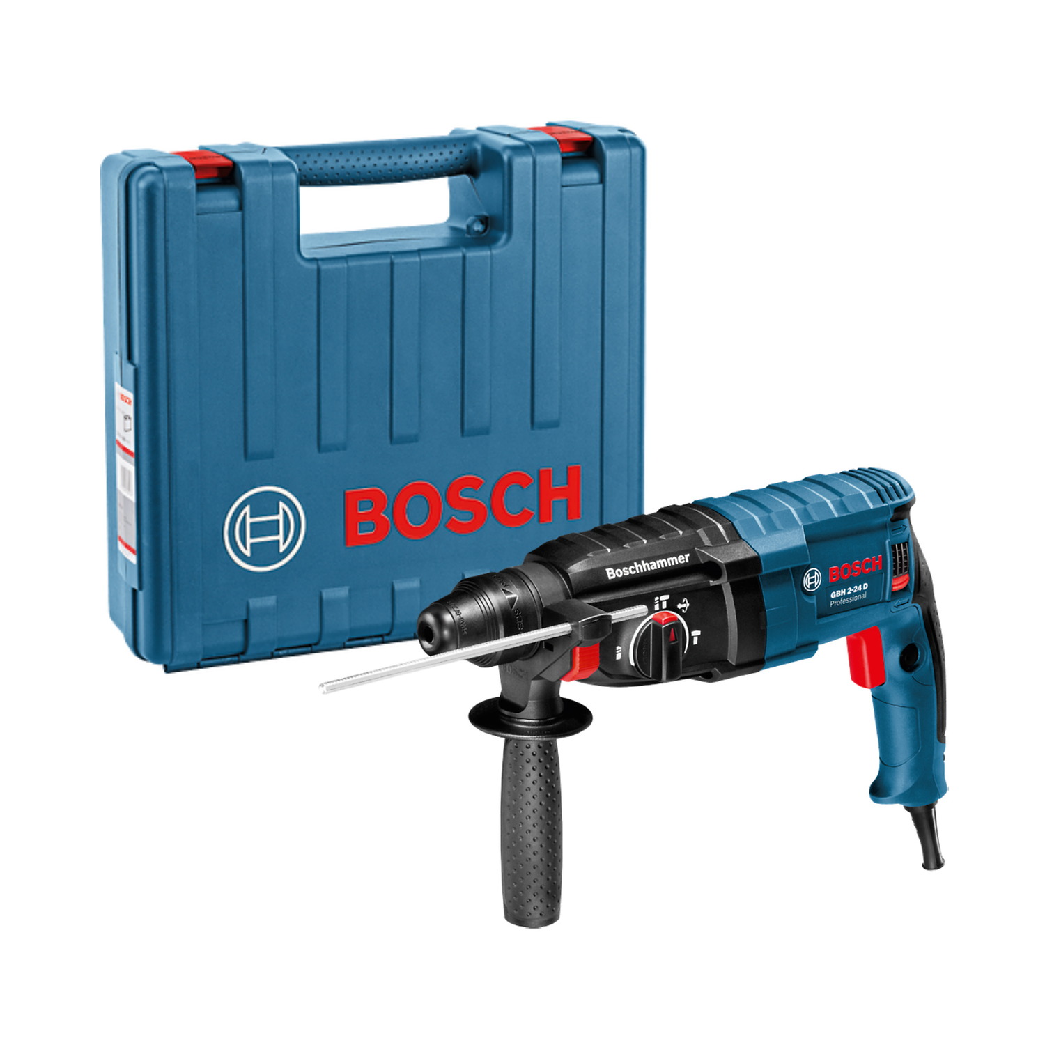 06112A00G0 Martillo Perforador Bosch GBH 2-24 D 820W 127V en maletín ...