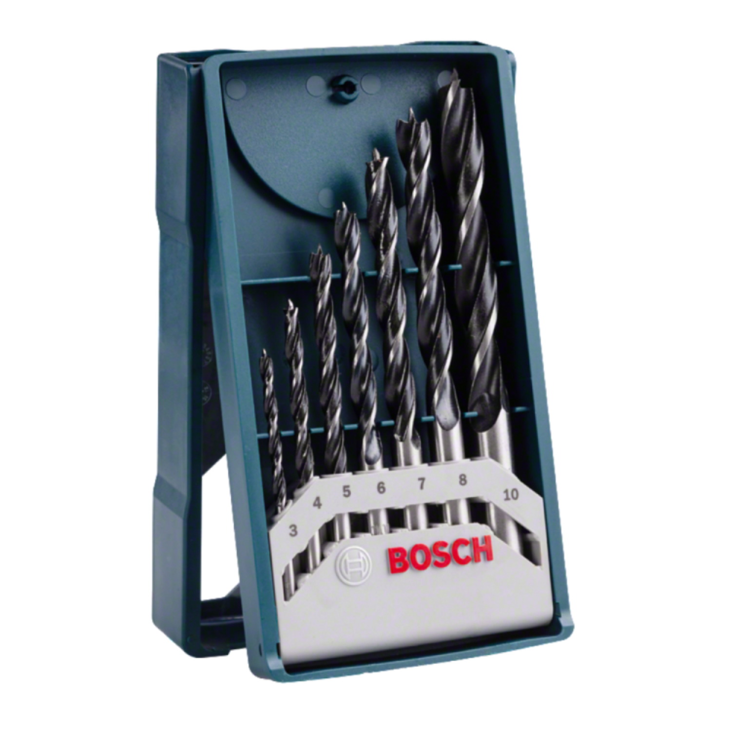 2607017505 Juego de Brocas Madera Bosch Mini X-Line 3-10mm 7 und ...