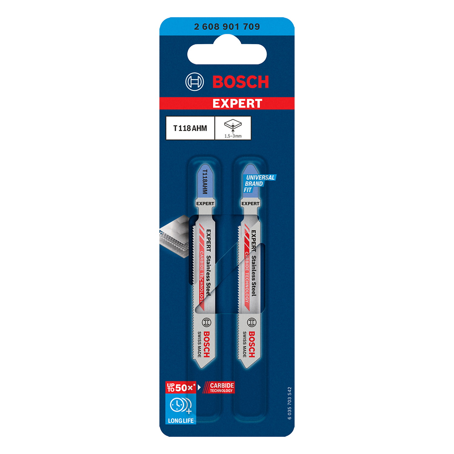 2608901709 Hoja de Calar Bosch EXPERT Stainless Steel T118AHM – BlueTools